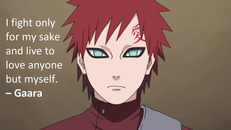 49 Amazing Gaara Quotes to Stay to Stay Witty | Inspirationalweb.org